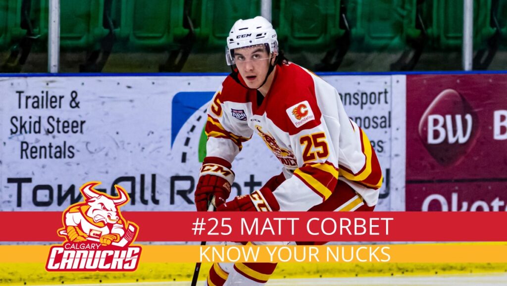 Know Your Nucks – Matt Corbet | Calgary Canucks - Over 50 Years of ...