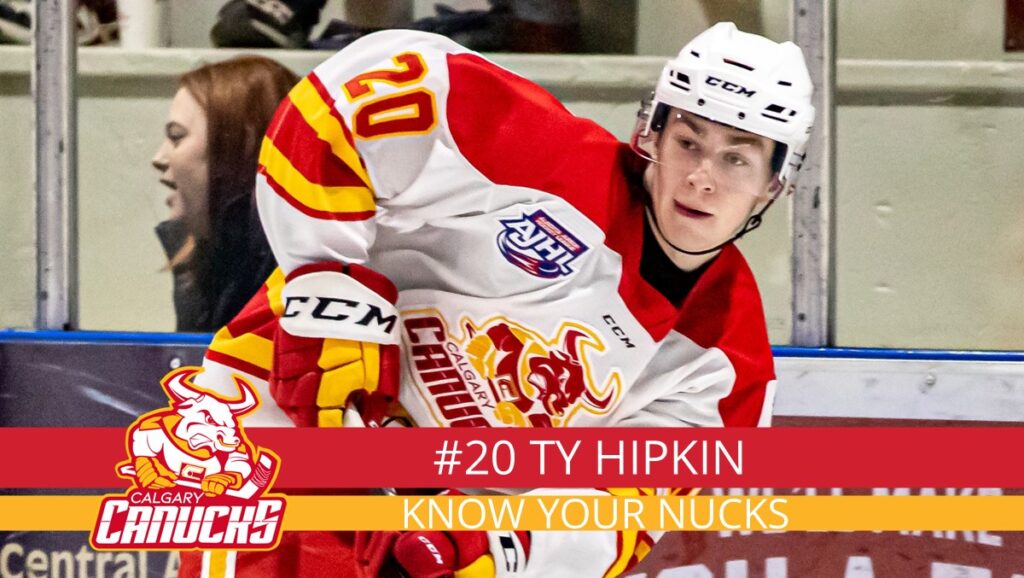 Know Your Nucks – Ty Hipkin | Calgary Canucks - Over 50 Years of Junior ...